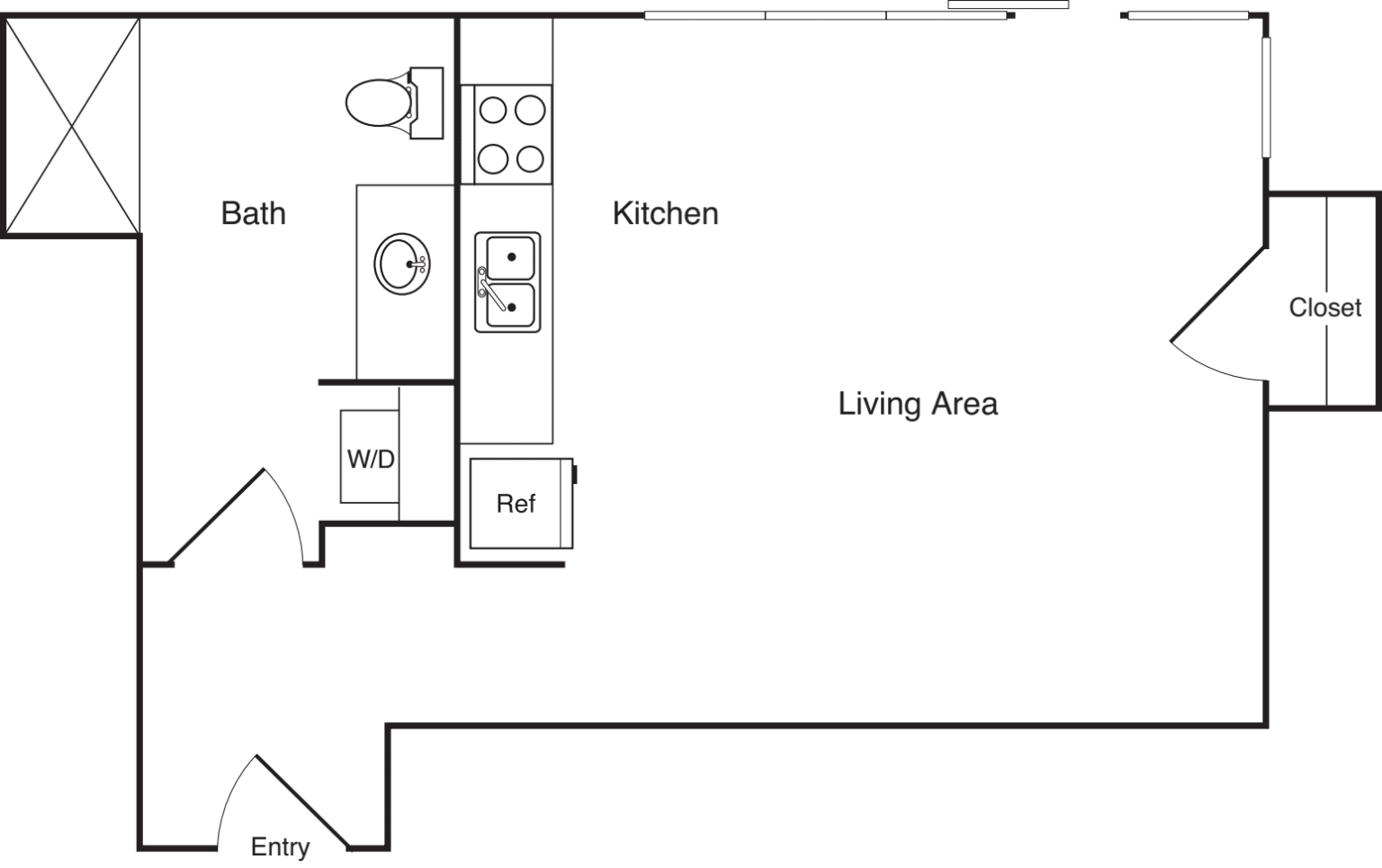 Floor Plans | Studio, 1 & 2 Bedroom Apartments in Seattle